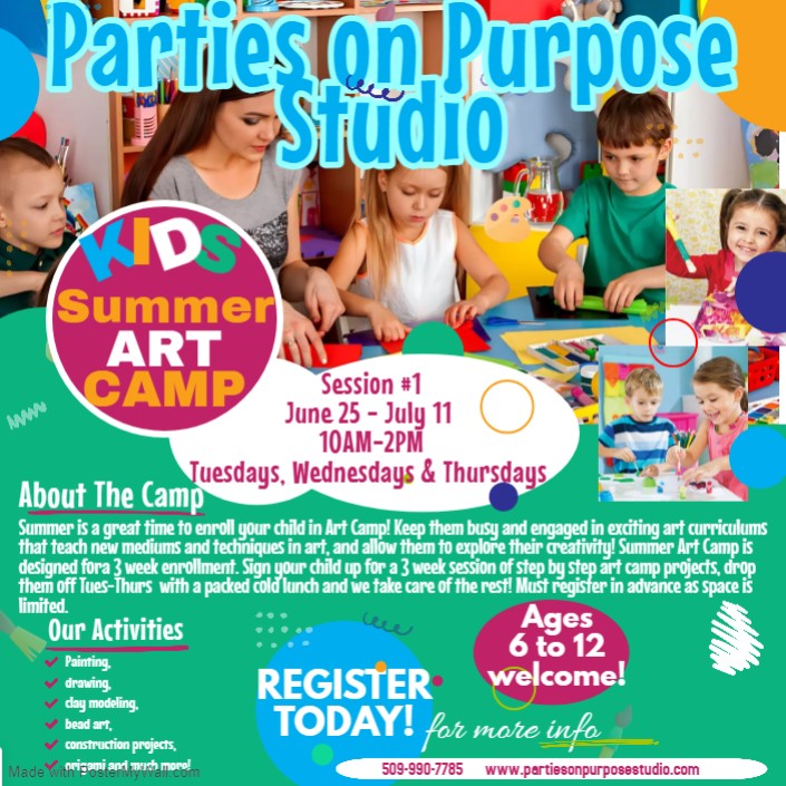 summer camp session 1 – Parties on Purpose Studio