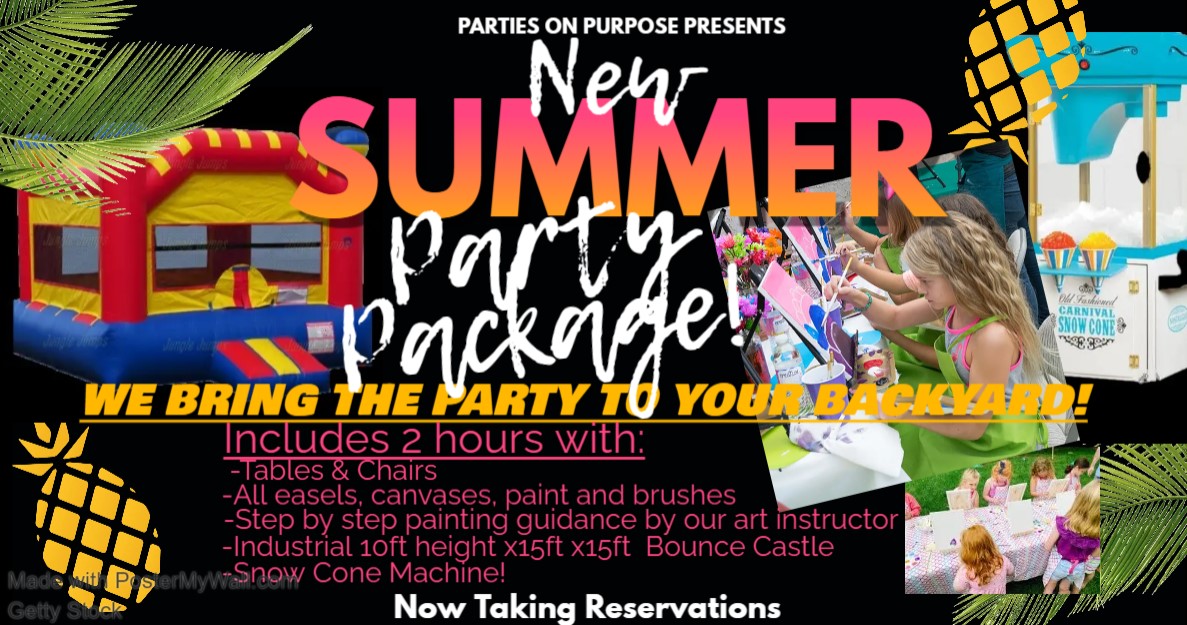 Birthday Party Package – Parties on Purpose Studio